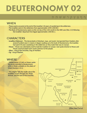 Deuteronomy 2 Summary - 5 Minute Bible Study — 2BeLikeChrist