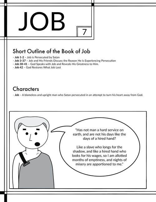 Job 7 Summary - 5 Minute Bible Study — 2BeLikeChrist