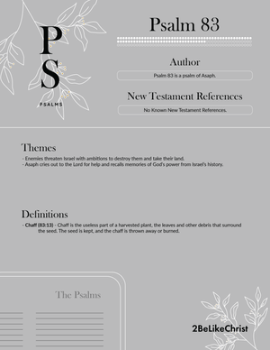 Psalm 83 Summary - 5 Minute Bible Study — 2BeLikeChrist