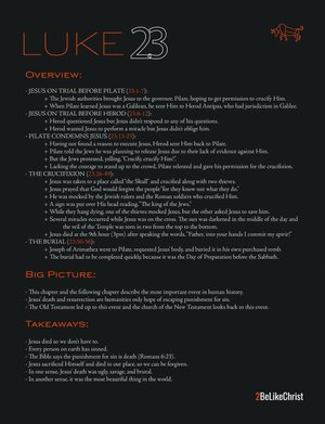 Luke 23 Summary - 5 Minute Study — 2BeLikeChrist