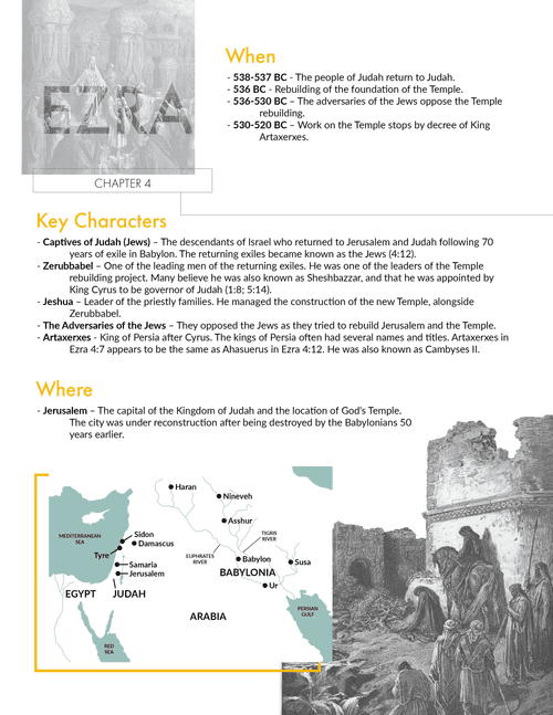 Ezra 4 Summary - 5 Minute Bible Study — 2BeLikeChrist