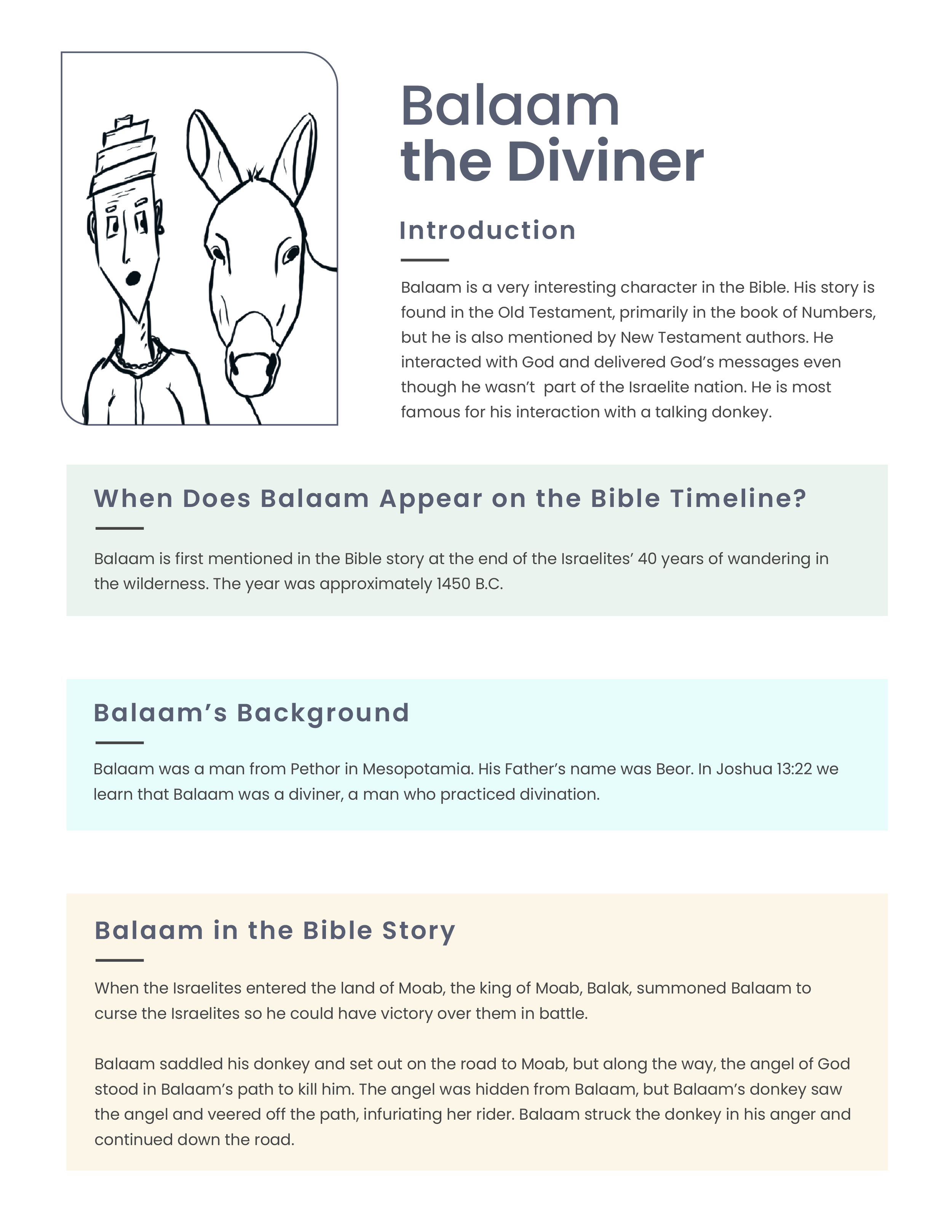 Who was Balaam in the Bible? — 2BeLikeChrist