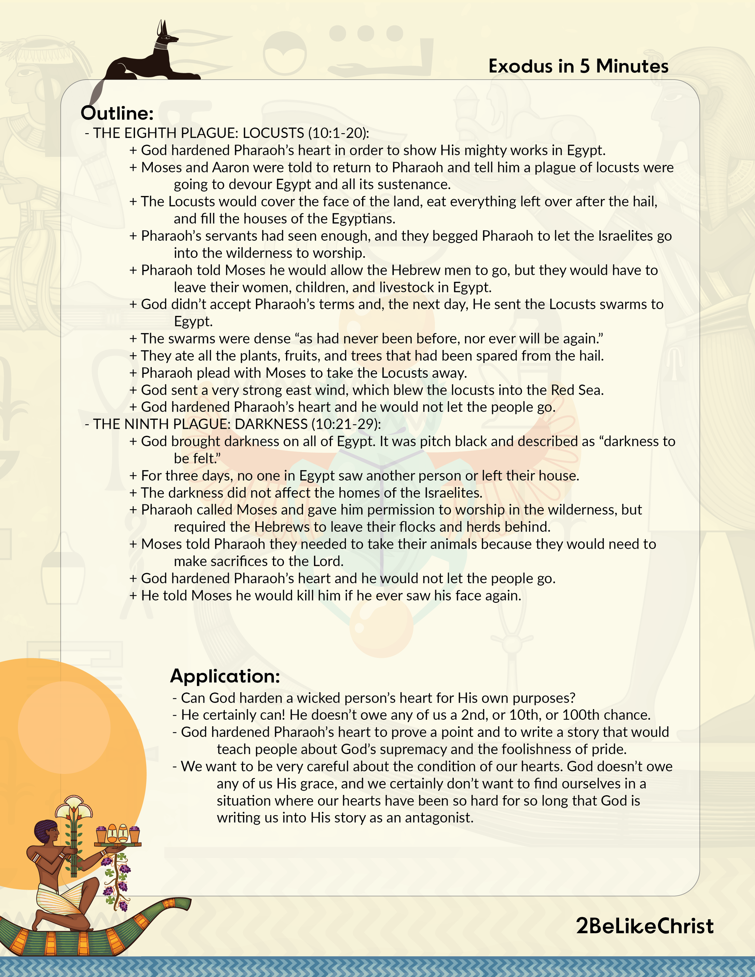 Exodus 10 Summary: A Concise Overview in 5 Minutes — 2BeLikeChrist