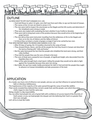 Numbers 13 Summary: A Concise Overview in 5 Minutes — 2BeLikeChrist