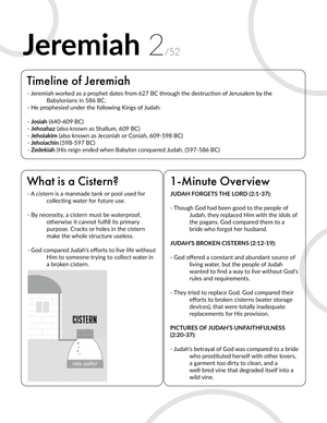 Jeremiah 2 - Bible Study, Explanation, and Application — 2BeLikeChrist