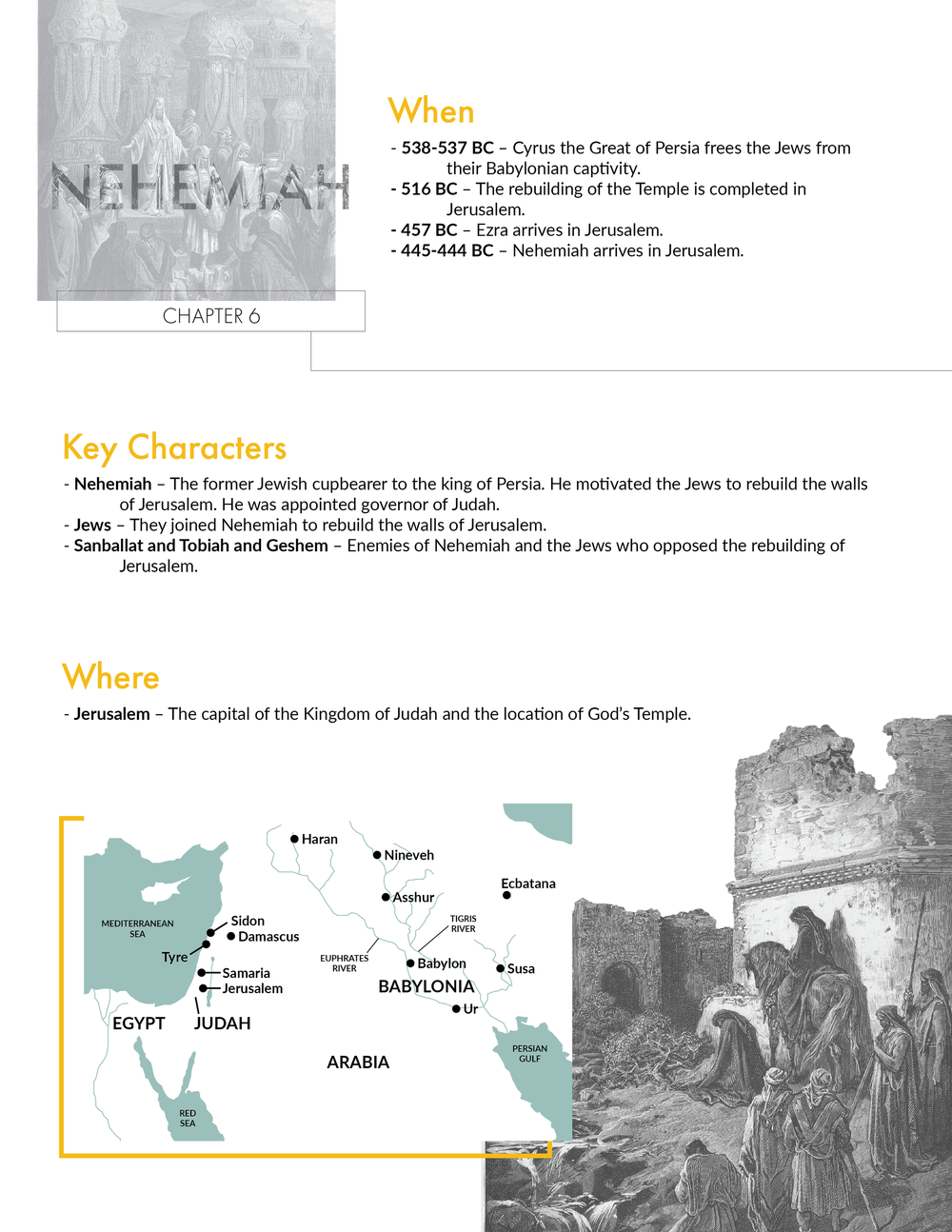 Nehemiah 6 Summary - 5 Minute Bible Study — 2BeLikeChrist