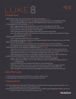 Luke 8 Summary - 5 Minute Bible Study — 2BeLikeChrist
