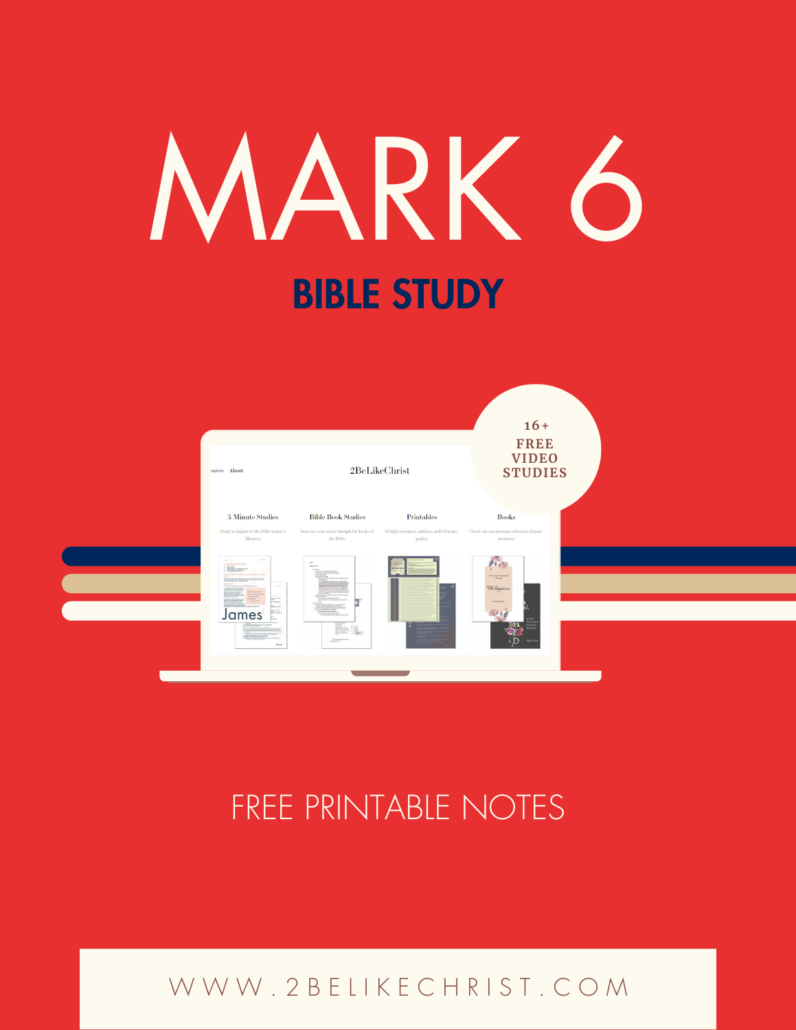 2BeLikeChrist Bible Commentary - Mark Chapter 6 — 2BeLikeChrist