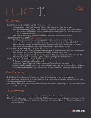 Luke 11 Summary - 5 Minute Bible Study — 2BeLikeChrist