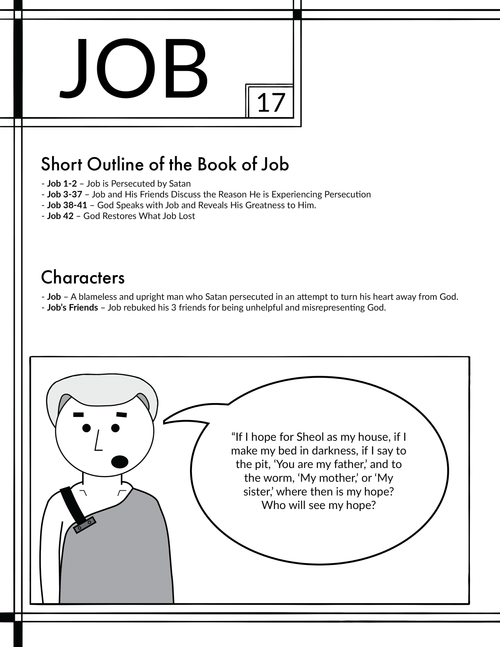 Job 17 Summary - 5 Minute Bible Study — 2BeLikeChrist
