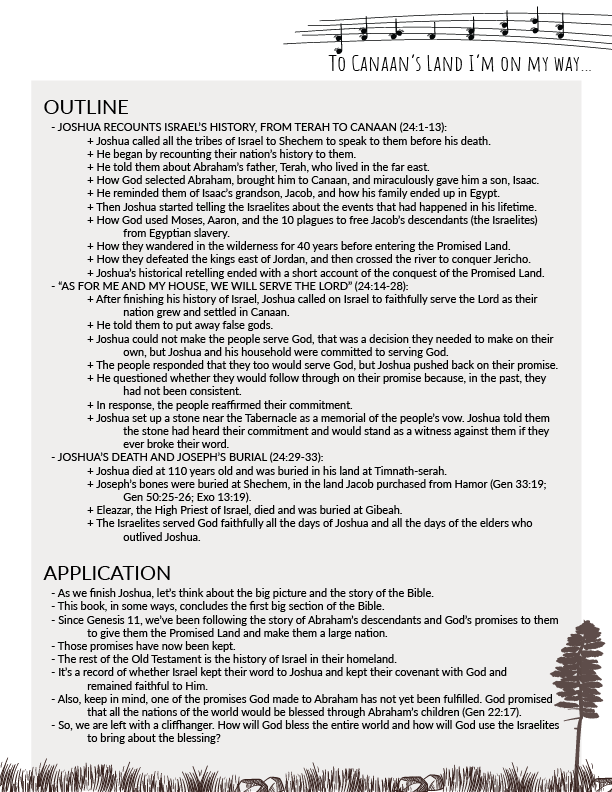 Joshua 24 Summary - 5 Minute Bible Study — 2BeLikeChrist