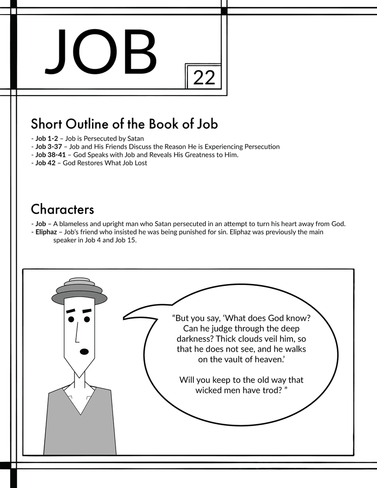Job 22 Summary - 5 Minute Bible Study — 2BeLikeChrist