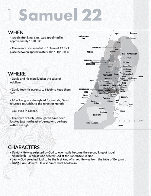 1 Samuel 22 Summary - 5 Minute Bible Study — 2BeLikeChrist