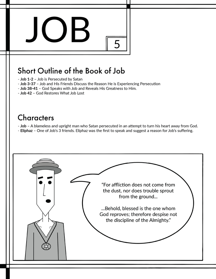 Job 5 Summary - 5 Minute Bible Study — 2BeLikeChrist