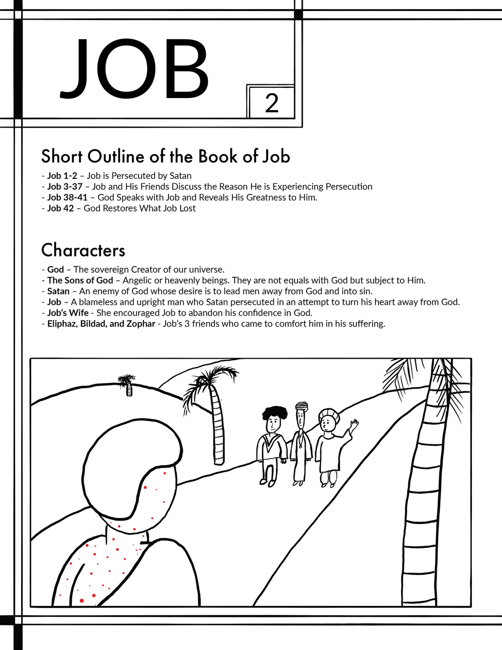 Job 2 Summary - 5 Minute Bible Study — 2BeLikeChrist
