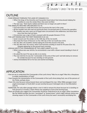 Joshua 5 Summary - 5 Minute Bible Study — 2BeLikeChrist