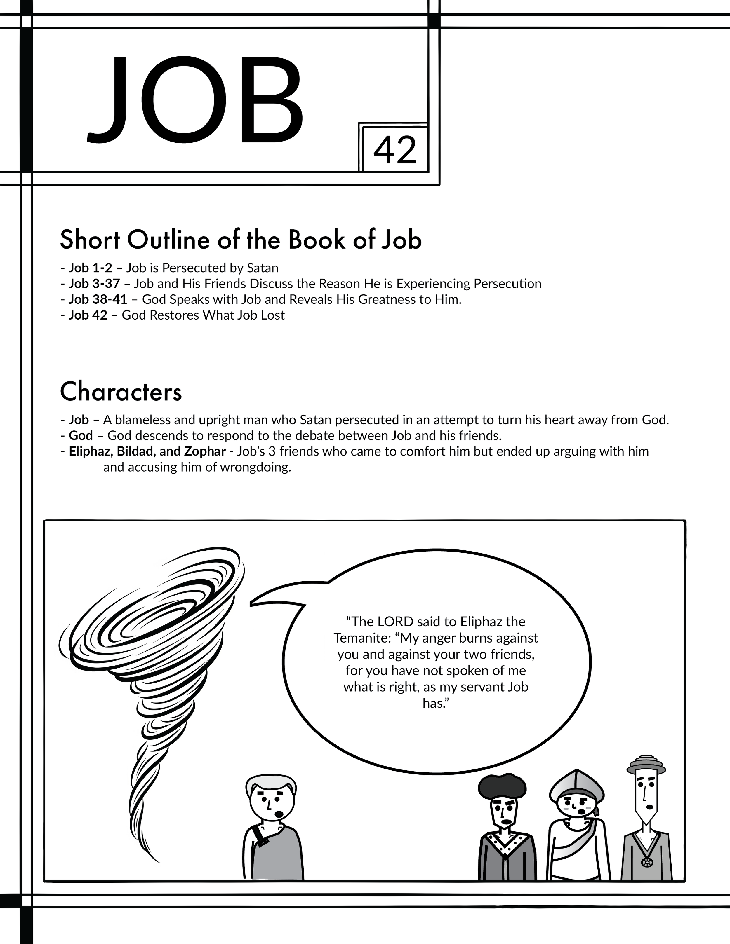 Job 42 Summary - 5 Minute Bible Study — 2BeLikeChrist