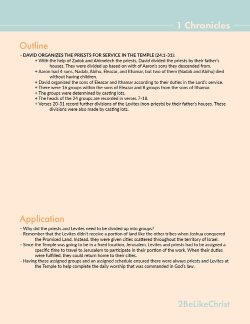 1 Chronicles 26 Explained - 5 Minute Bible Study — 2BeLikeChrist