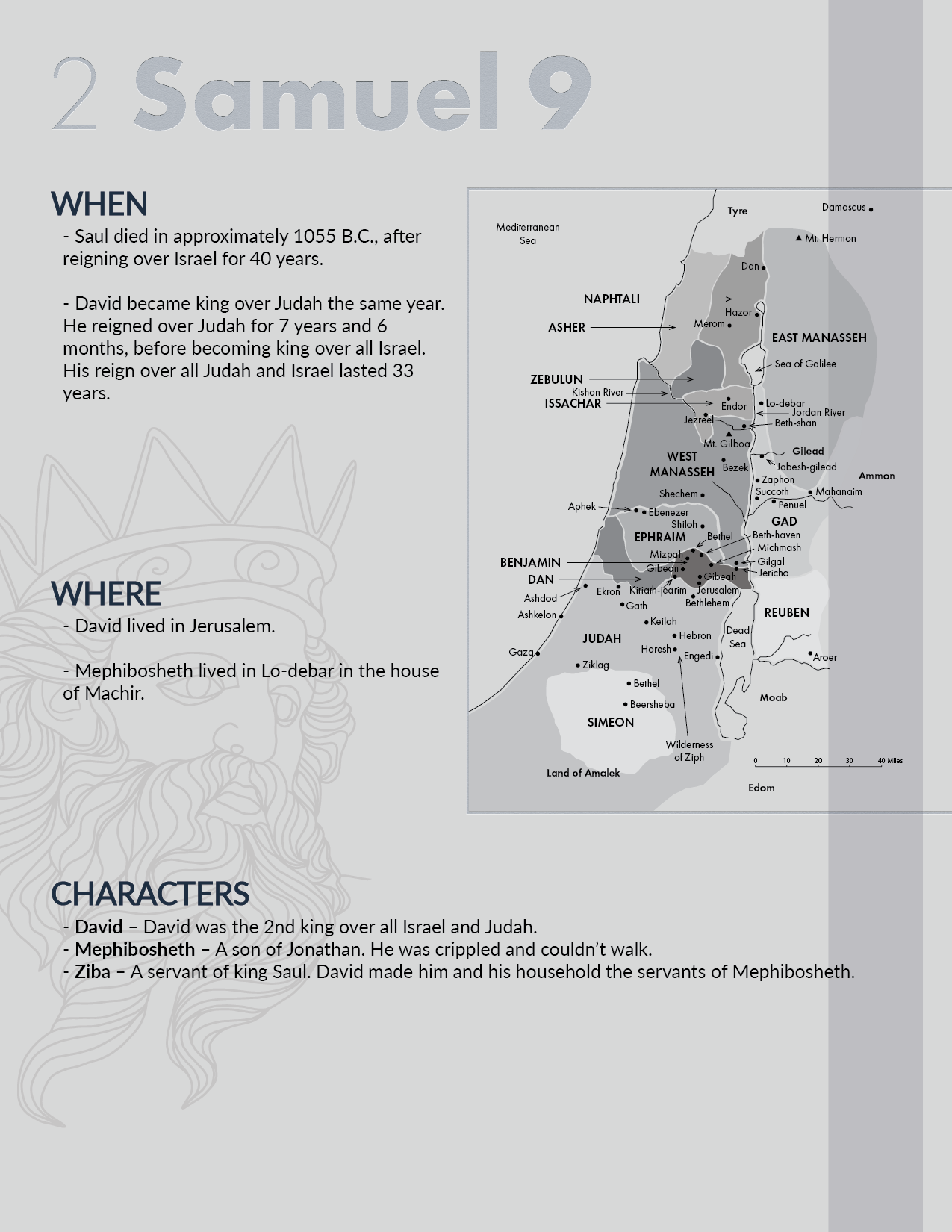 2 Samuel 9 – A 5 Minute Overview and Key Lessons — 2BeLikeChrist