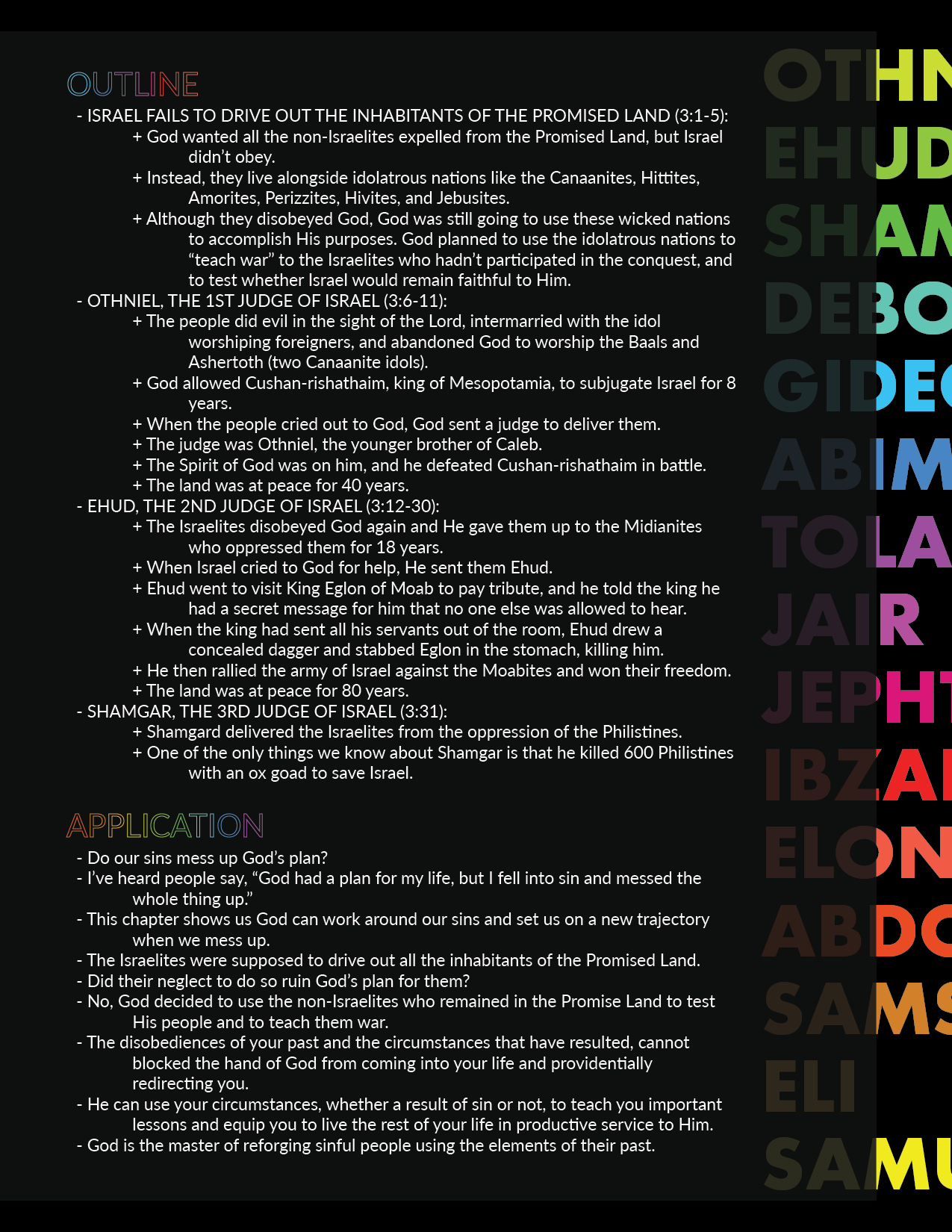 Judges 3 Summary - 5 Minute Bible Study — 2BeLikeChrist