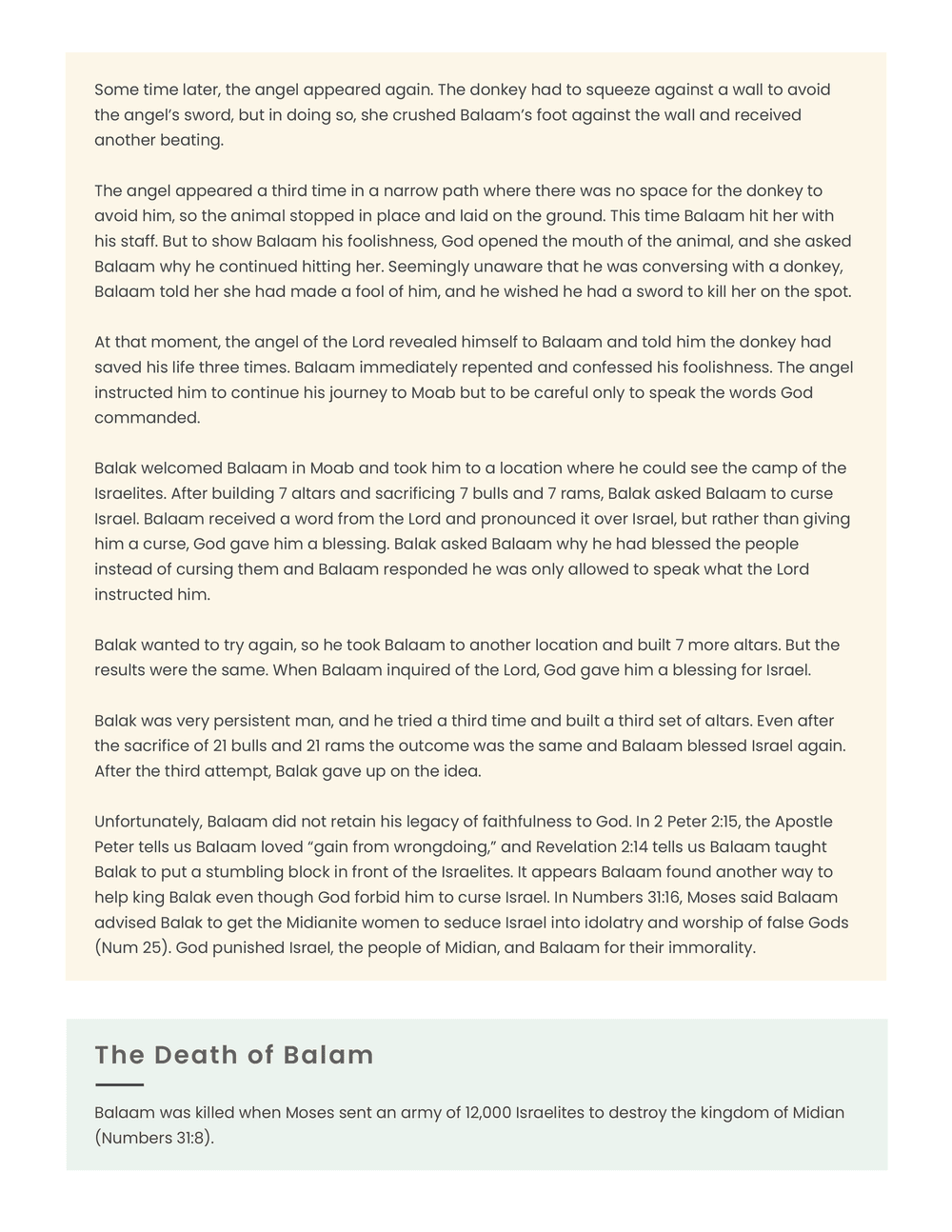 Who was Balaam in the Bible? — 2BeLikeChrist