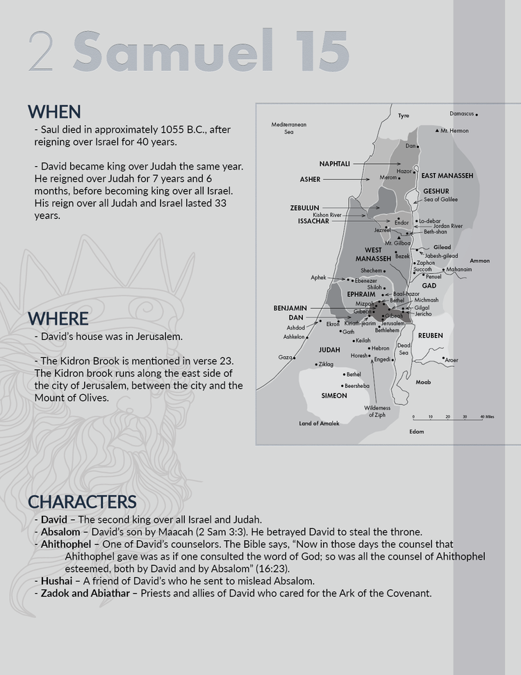 2 Samuel 15 Bible Study - In 5 Minutes — 2BeLikeChrist