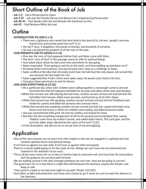 Job 1 Summary - 5 Minute Bible Study — 2BeLikeChrist