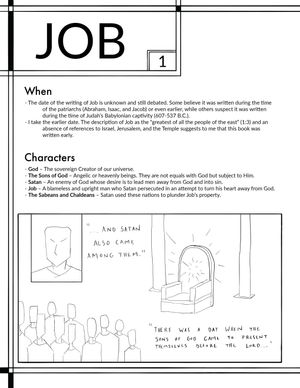 Job 1 Summary - 5 Minute Bible Study — 2BeLikeChrist