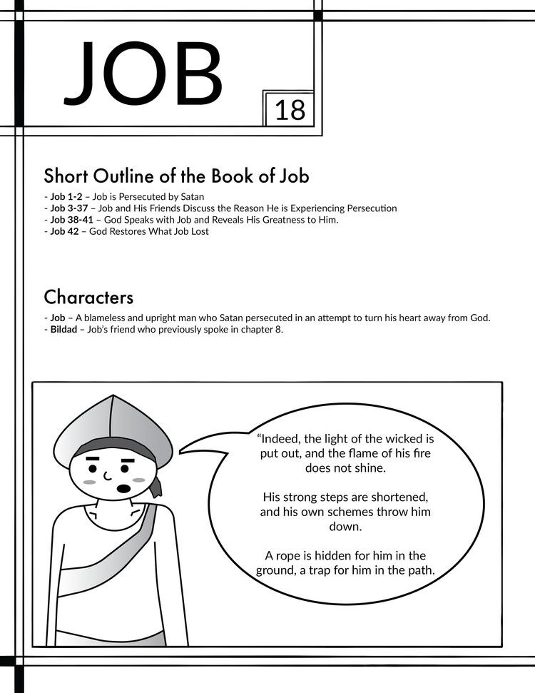 Job 18 Summary - 5 Minute Bible Study — 2BeLikeChrist