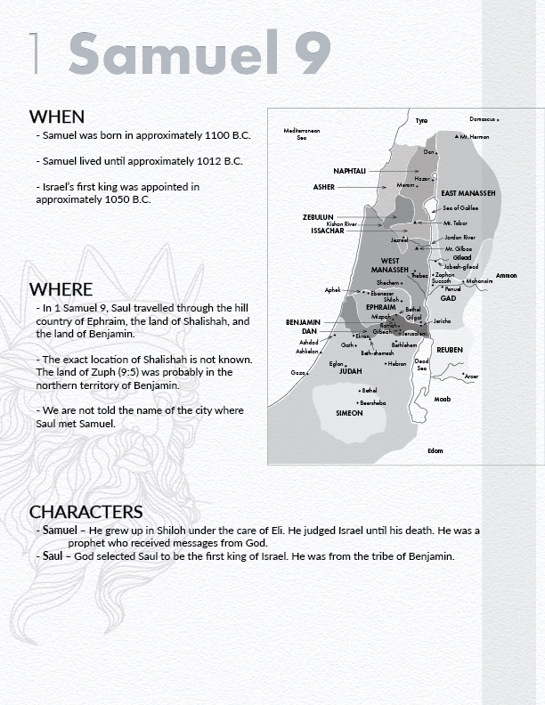 1 Samuel 9 Summary 5 Minute Bible Study 2BeLikeChrist