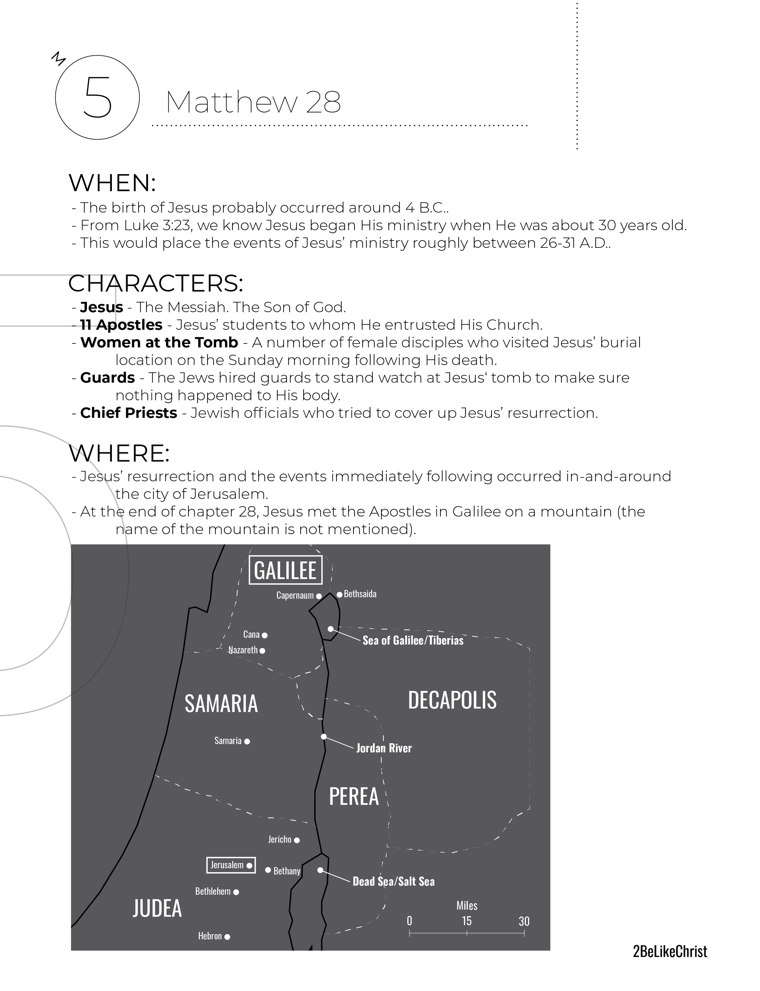 Matthew 28 Summary - Quick Bible Study — 2BeLikeChrist