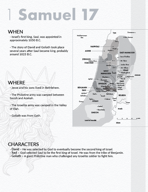 1 Samuel 17 Summary - 5 Minute Bible Study — 2BeLikeChrist