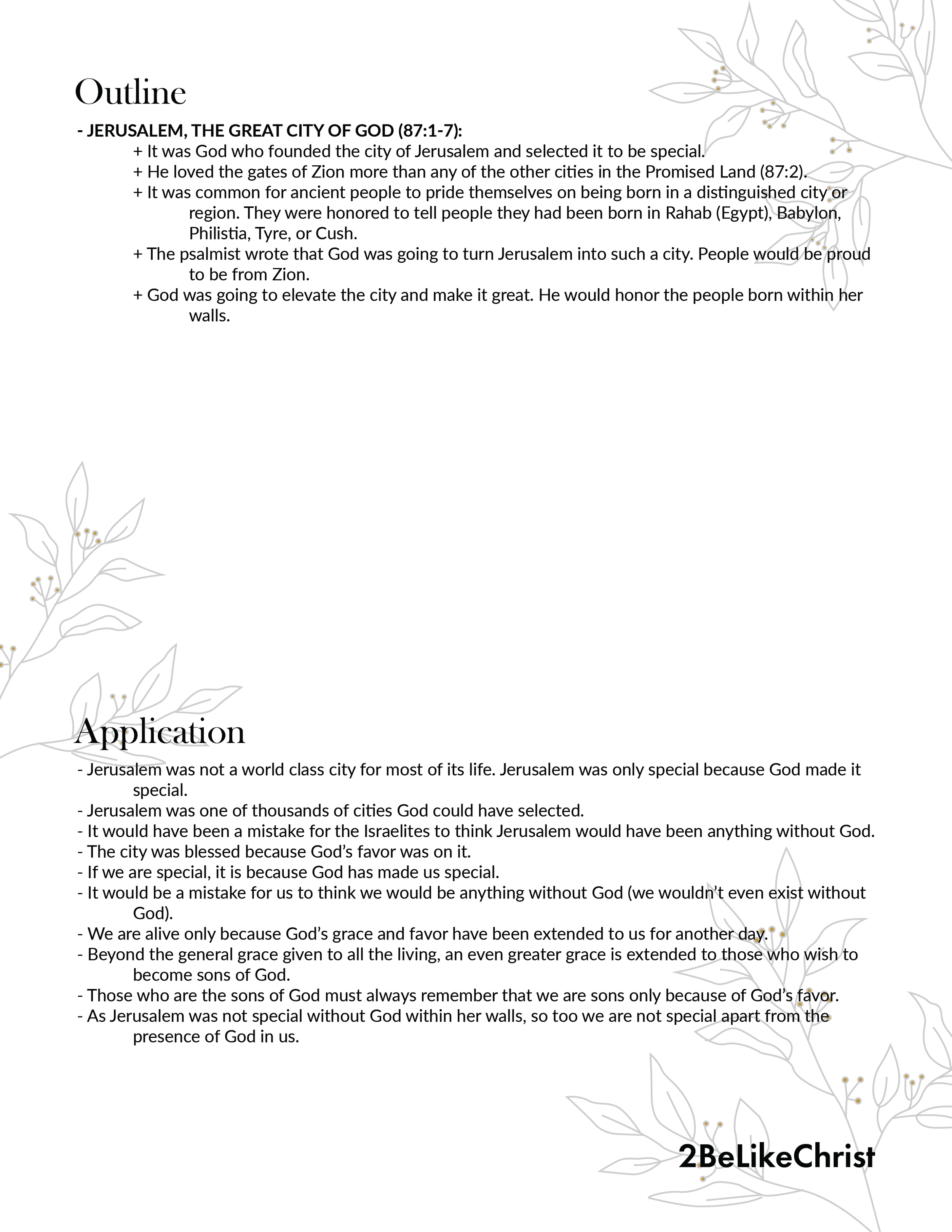 Psalm 87 Summary 5 Minute Bible Study 2BeLikeChrist Psalm 87 Summary 5 Minute Bible Study 2BeLikeChrist