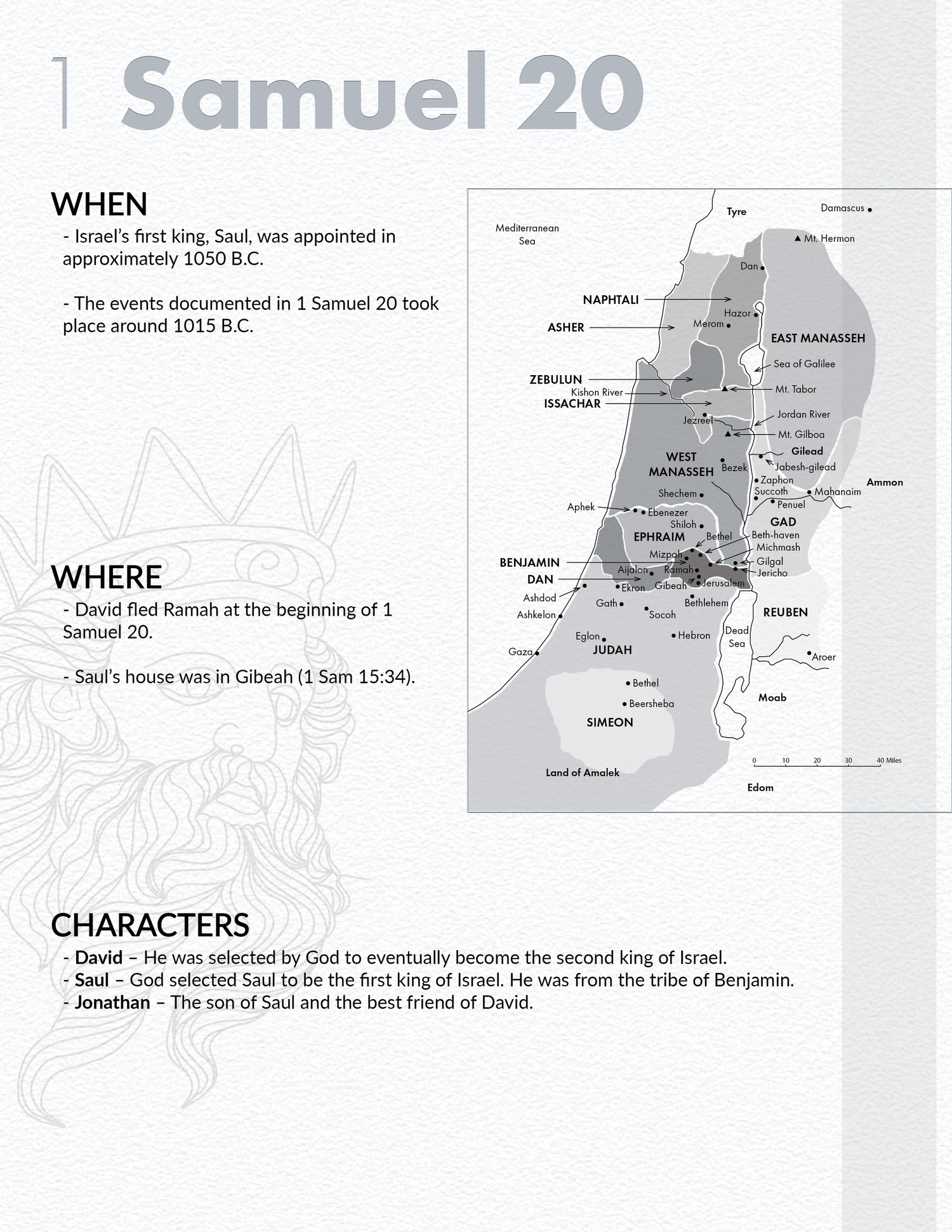 1 Samuel 20 Summary - 5 Minute Bible Study — 2BeLikeChrist