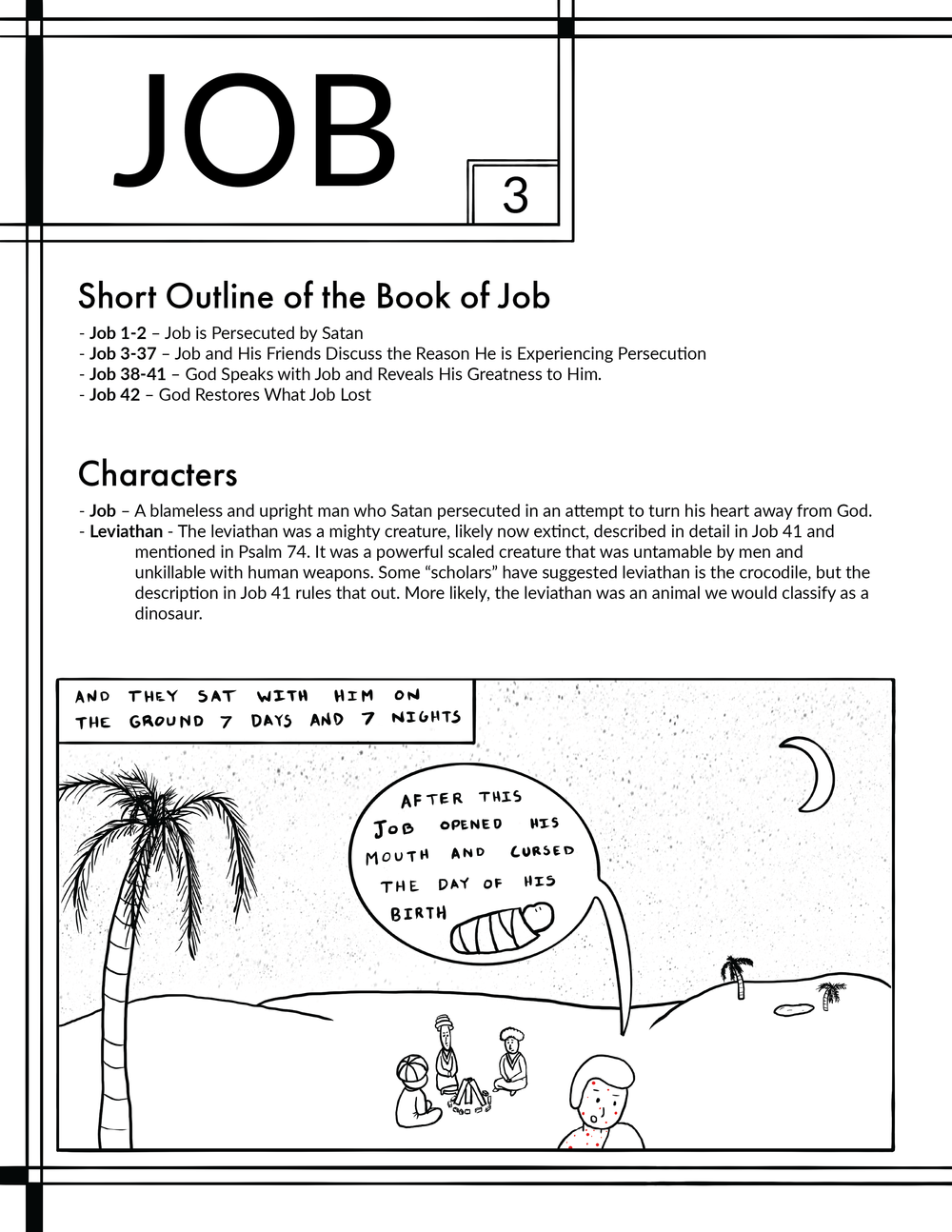 Job 3 Summary - 5 Minute Bible Study — 2BeLikeChrist