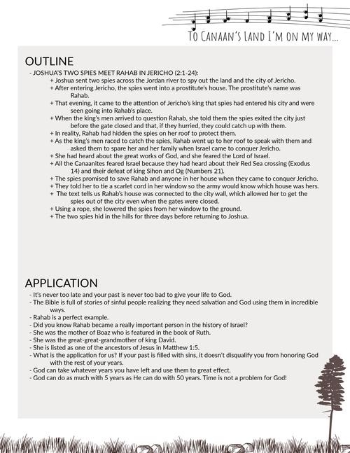 Joshua 2 Summary - 5 Minute Bible Study — 2BeLikeChrist