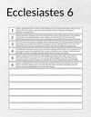 Ecclesiastes 6 Summary - 5 Minute Bible Study — 2BeLikeChrist