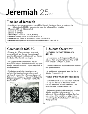 Jeremiah 25 - Bible Study, Explanation, and Application — 2BeLikeChrist