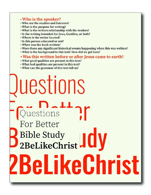 Printables Page — 2BeLikeChrist