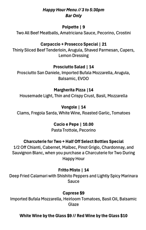 Las Vegas Happy Hour — Aromi Italian Restaurant