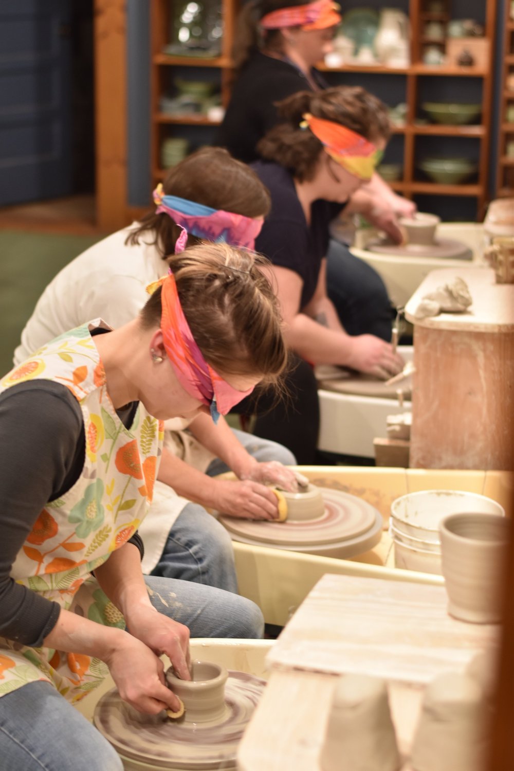 Blindfolded Pottery Class — Lucy Fagella Pottery