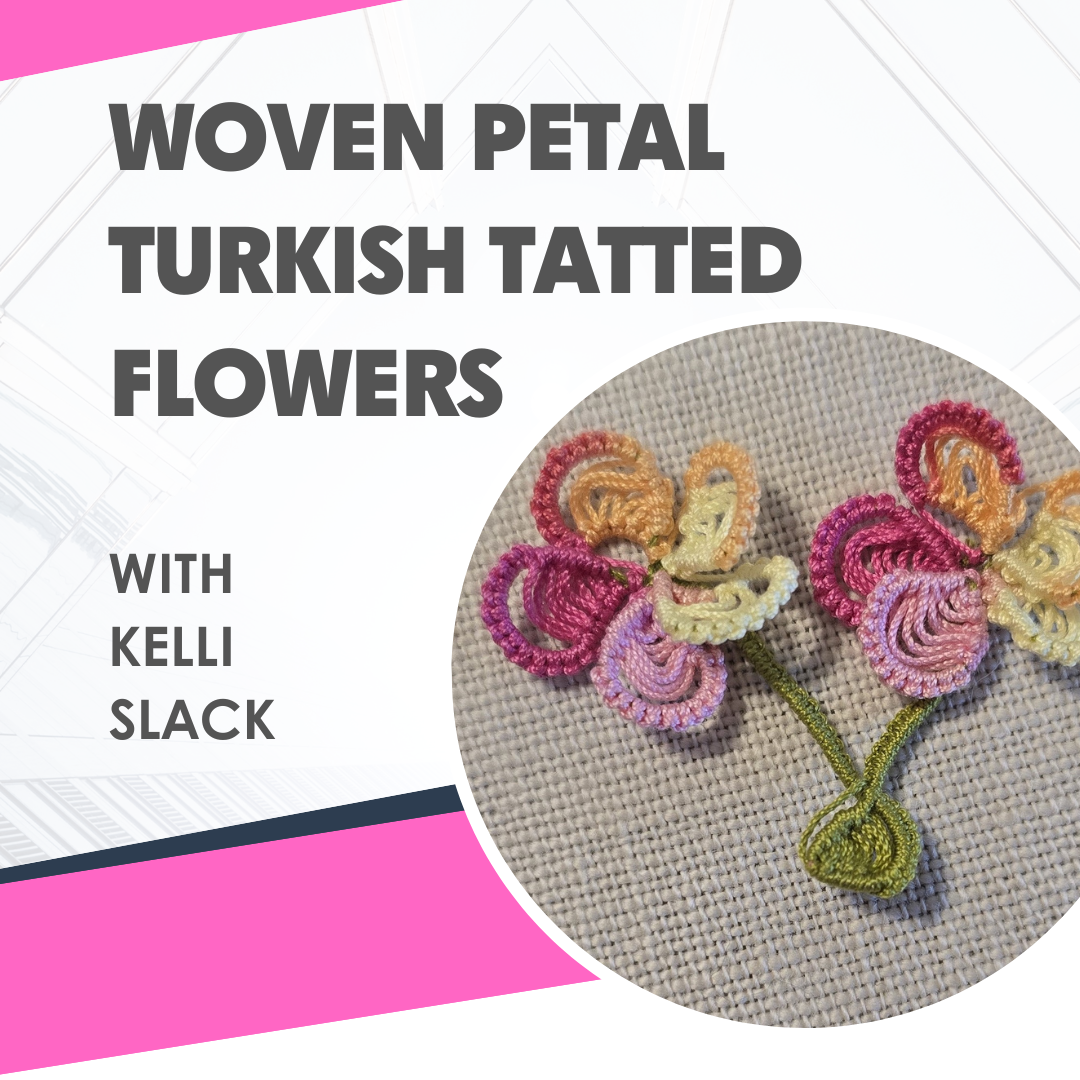 Woven Petal Turkish Tatted Flowers (Closes Feb. 1, 2026) — A Twisted Picot