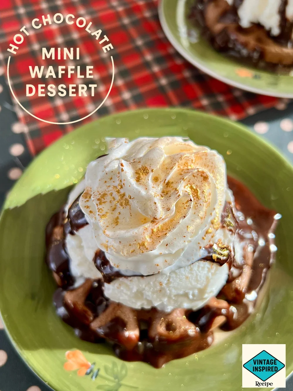 Hot Chocolate Mini Waffles | 1970s Dessert or Breakfast Recipe ...