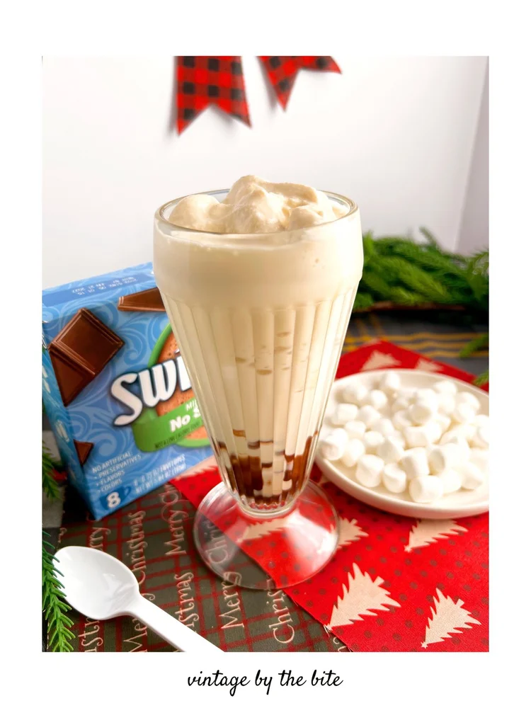 Homemade Hot Cocoa Shake | Retro 1950s Winter Ice Cream Treat — Vintage ...