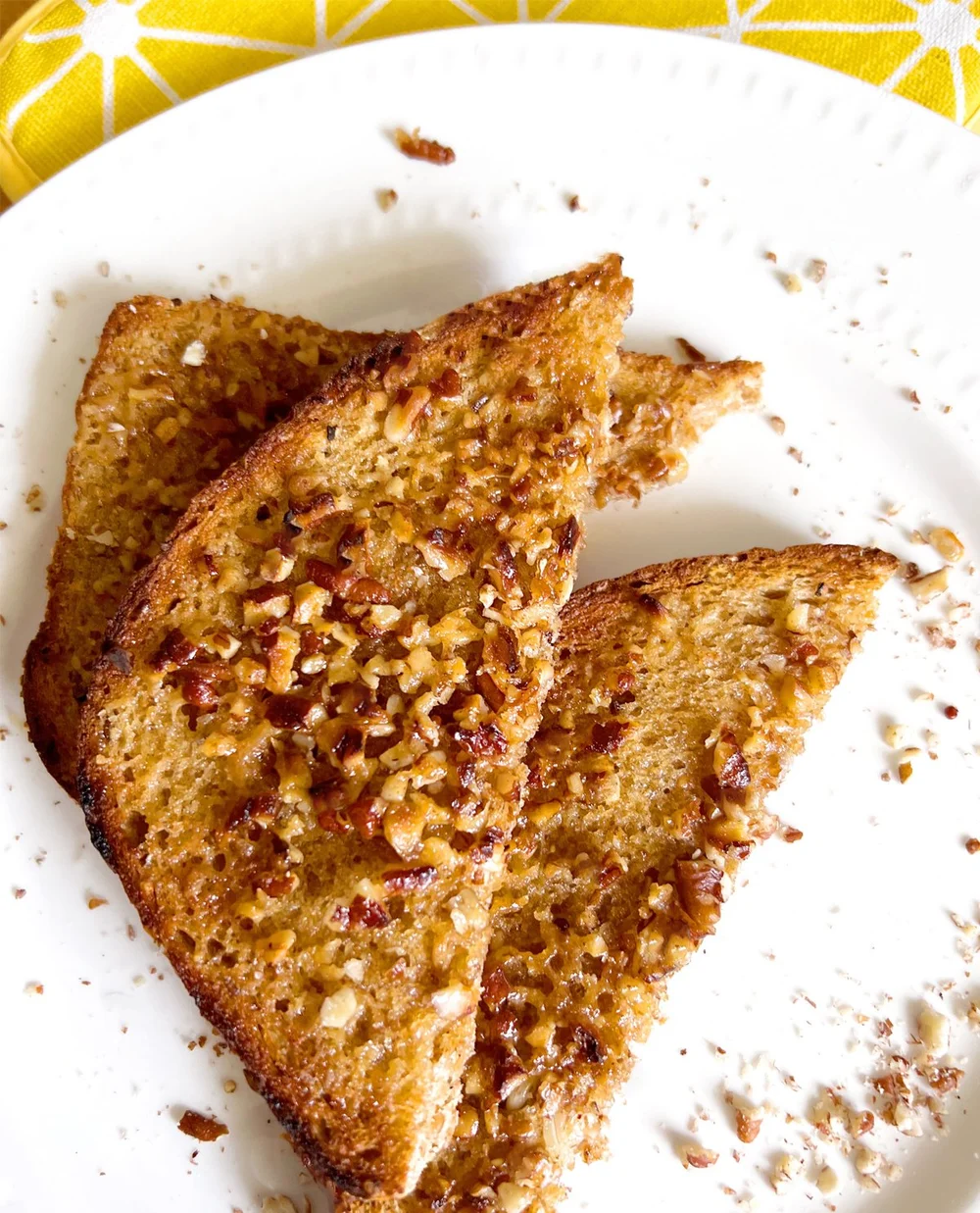 Buttery Pecan Toast – Vintage Sweet Breakfast Idea — Vintage By the ...