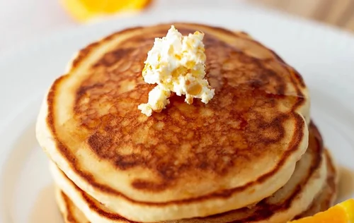 Fluffy Orange Ricotta Pancakes – Vintage Breakfast Recipe — Vintage By ...