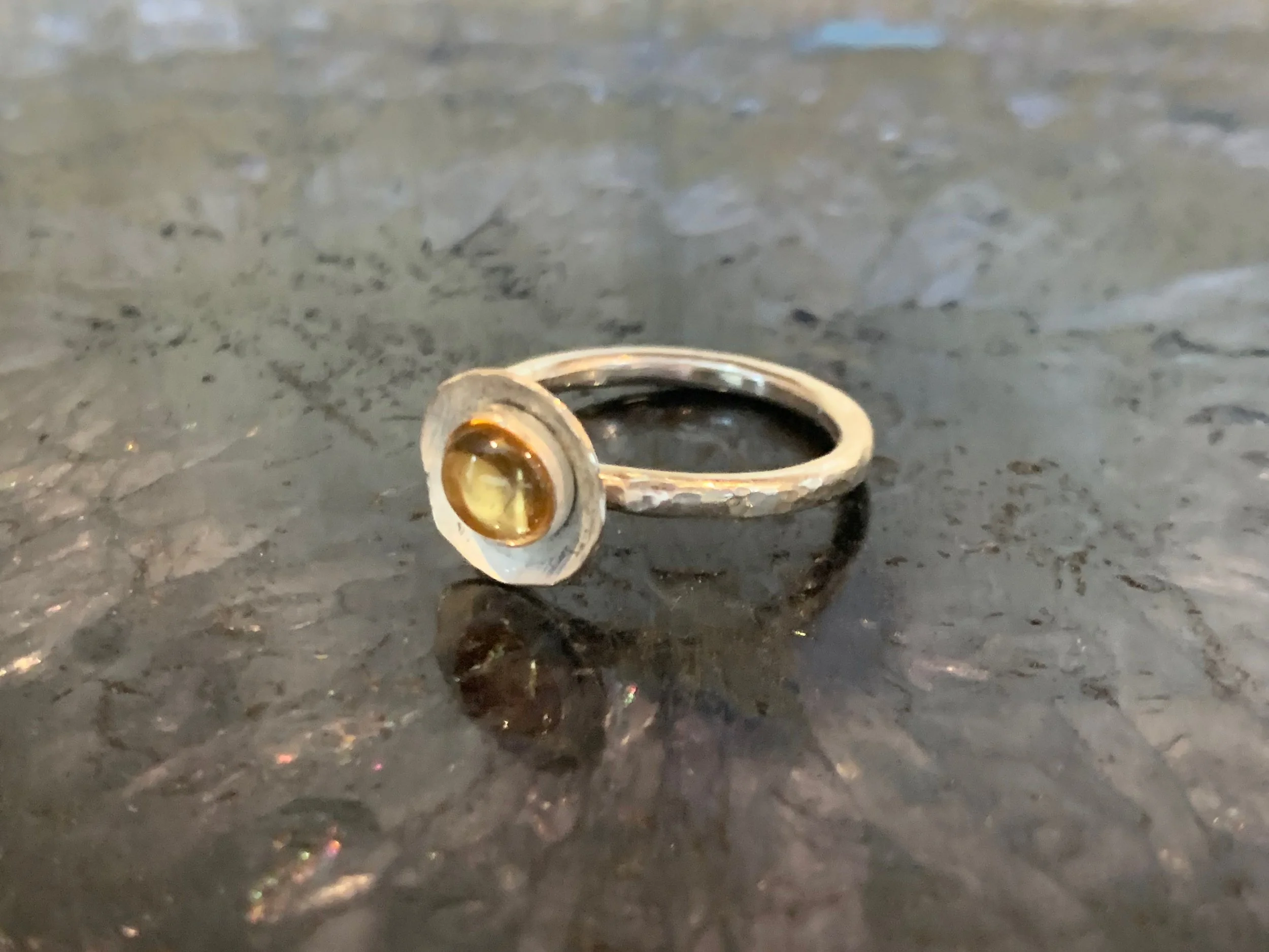 Gemstone dome ring — Vanessa Crowe Jewellery