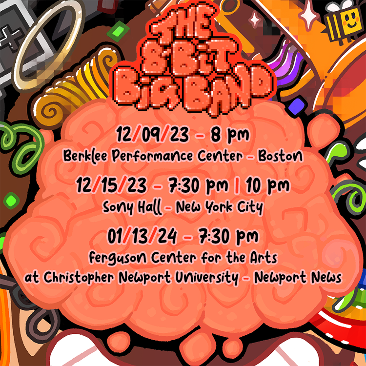 The 8-Bit Big Band, Grammy-winning for “Best Arrangement”, is back with ...