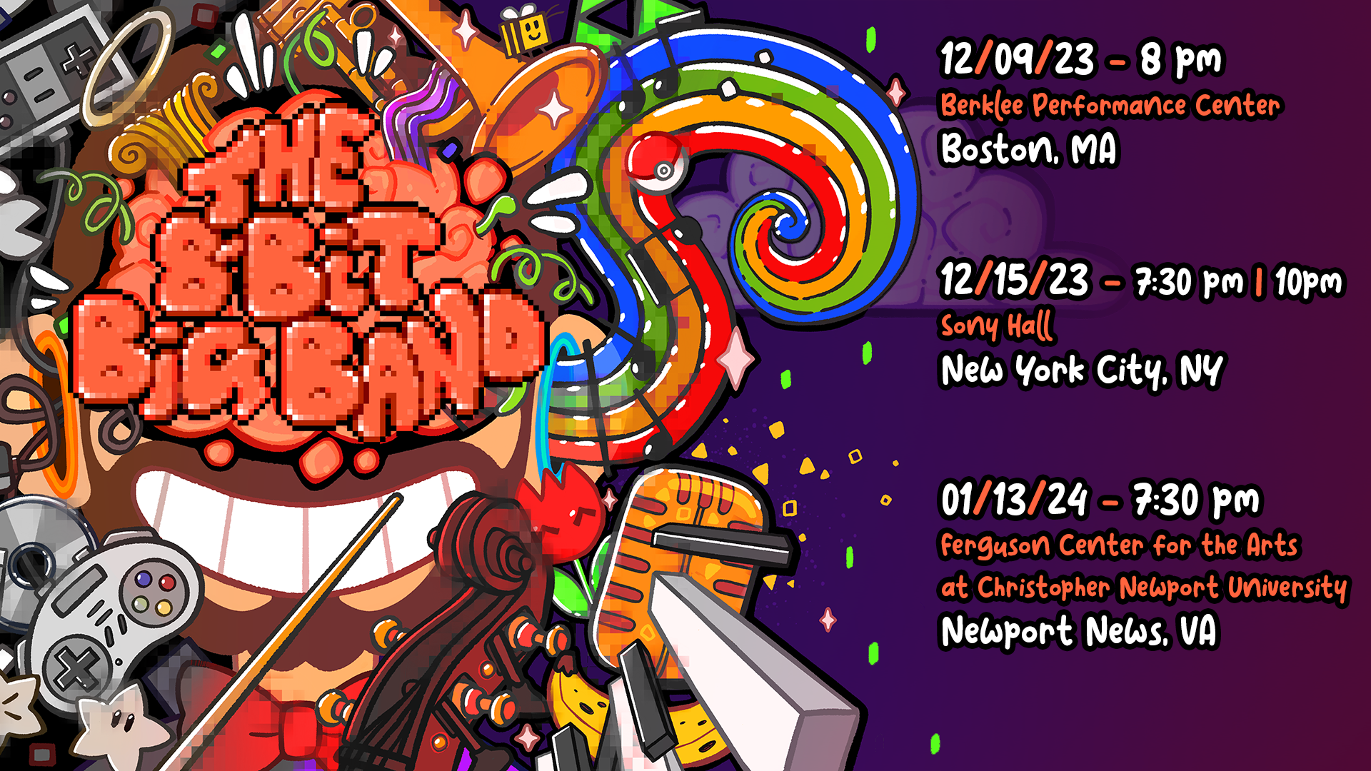 The 8-Bit Big Band, Grammy-winning for “Best Arrangement”, is back with ...