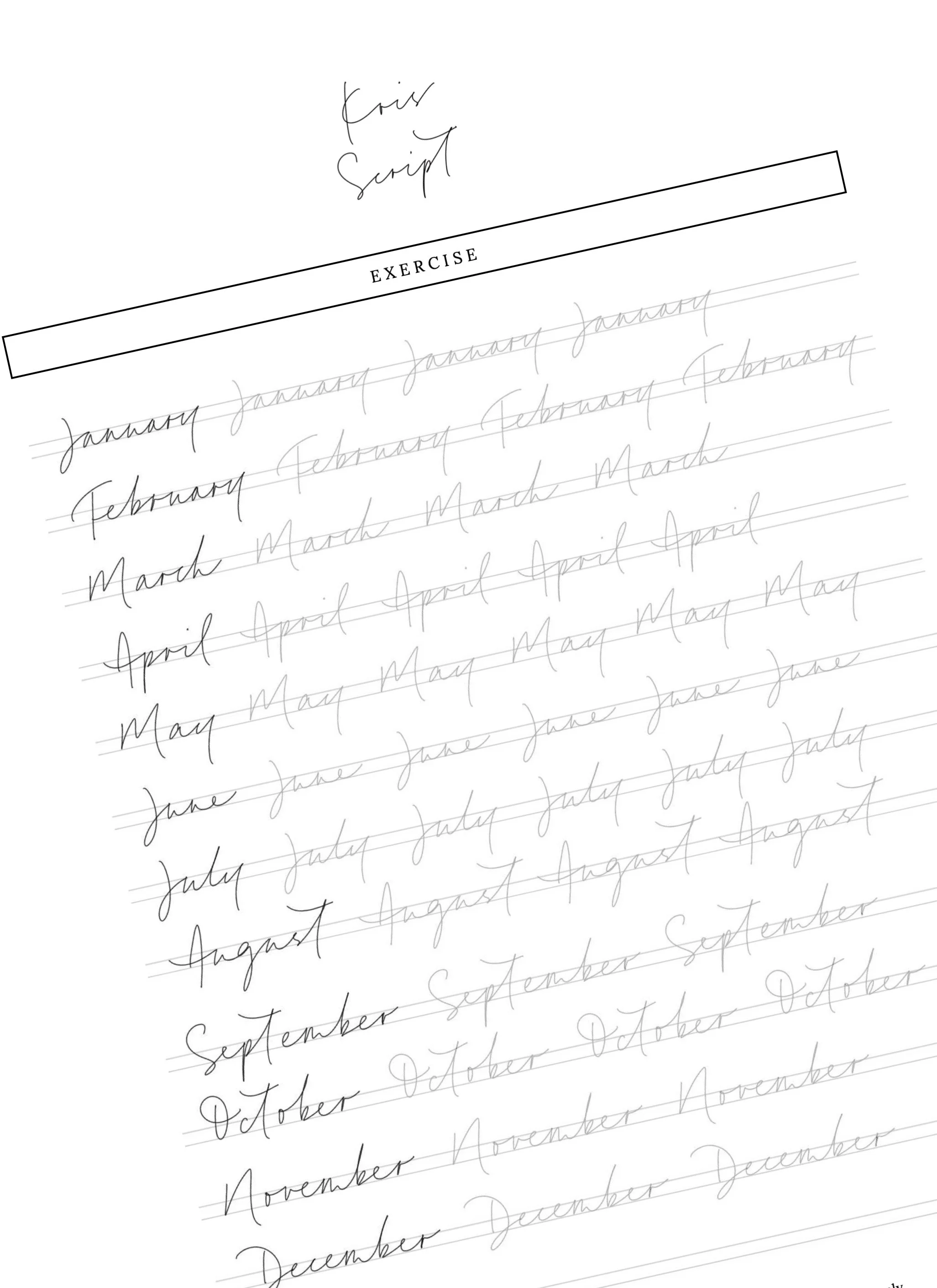 Workshops — Kristine Yeung Calligraphy